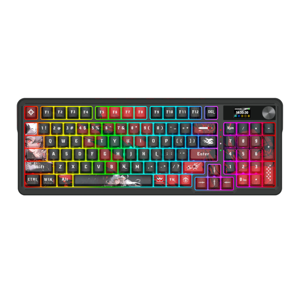 K719AK ARTEMIS PRO RGB Wireless LCD Mechanical Gaming Keyboard ...